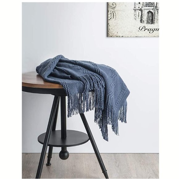 Bedding | Textured Knit Throw Blanket | Poshmark